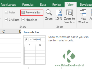 Formula Bar Adalah? Simak Cara Menggunakannya di Excel