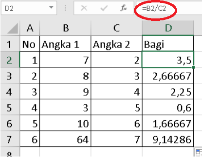 Jangan Salah! Begini Rumus Bagi di Excel yang Benar